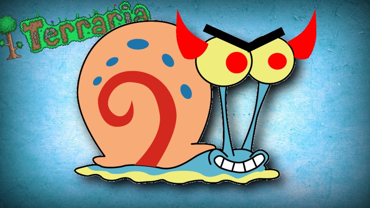 SATAN THE SNAIL! (Terraria) - YouTube