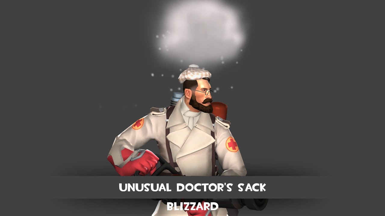 Team Fortress 2 - Unusual Doctor's Sack - Blizzard effect - YouTube