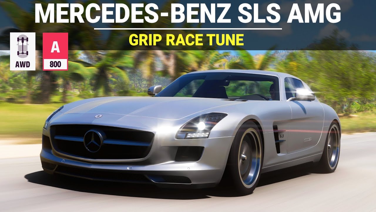 Forza Horizon 5 - 2011 Mercedes-Benz SLS AMG, FH5 Grip Race Build, Tune ...