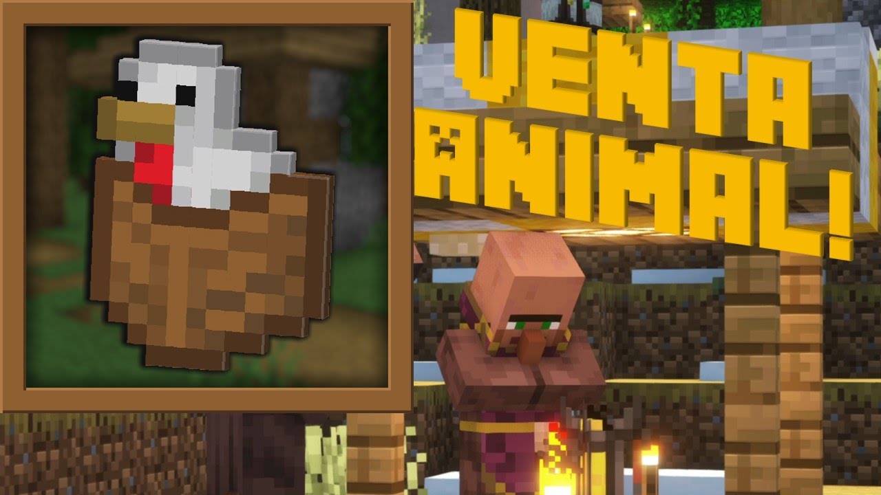 ¡Venta Animal! - Villagers Sell Animals 1.19.2 - Mod Review - YouTube