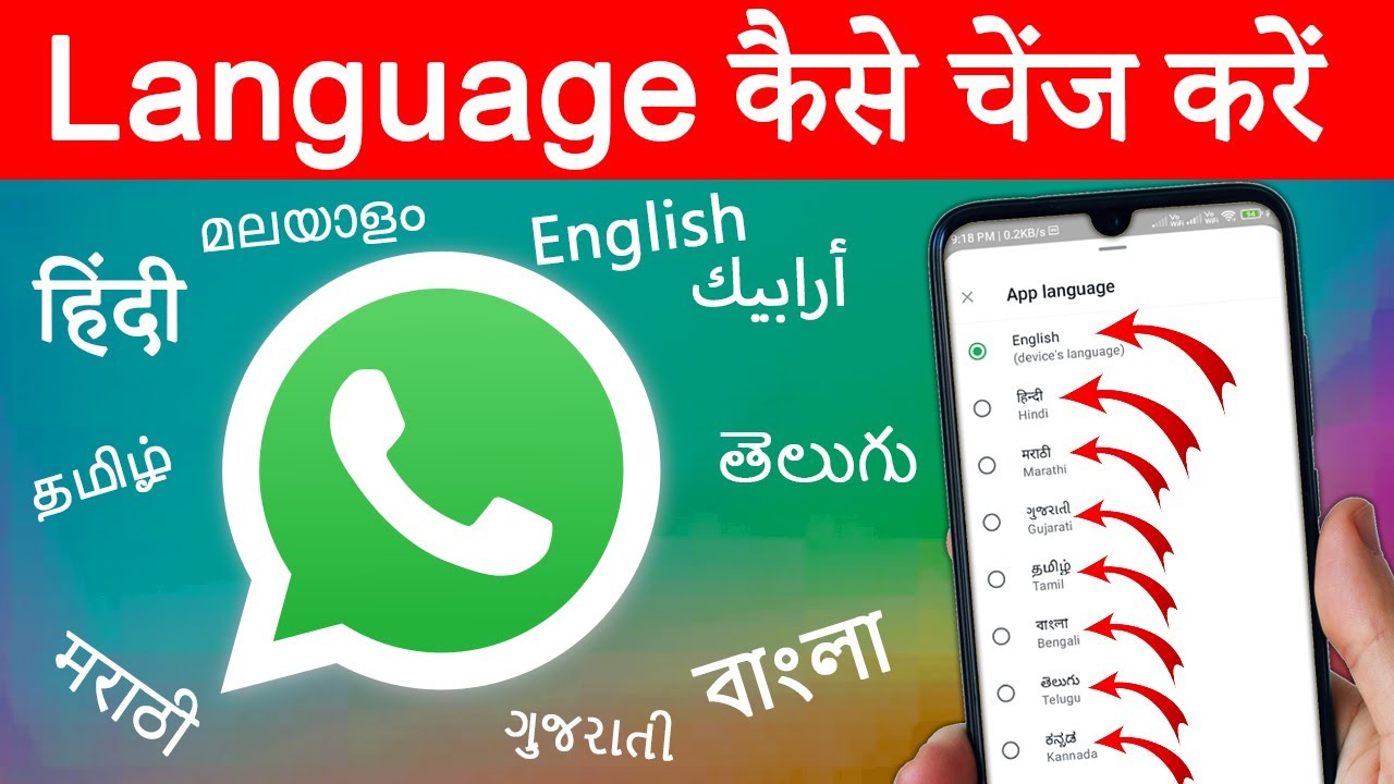 How to Change Language In WhatsApp (Easy Process) WhatsApp Language ...