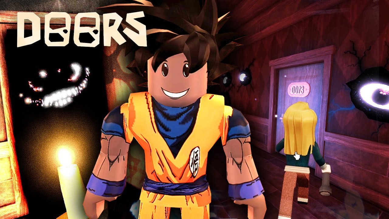 NOVO DOORS mas o GOKU vai me ajudar a chegar até a PORTA 100 BomBoing ...