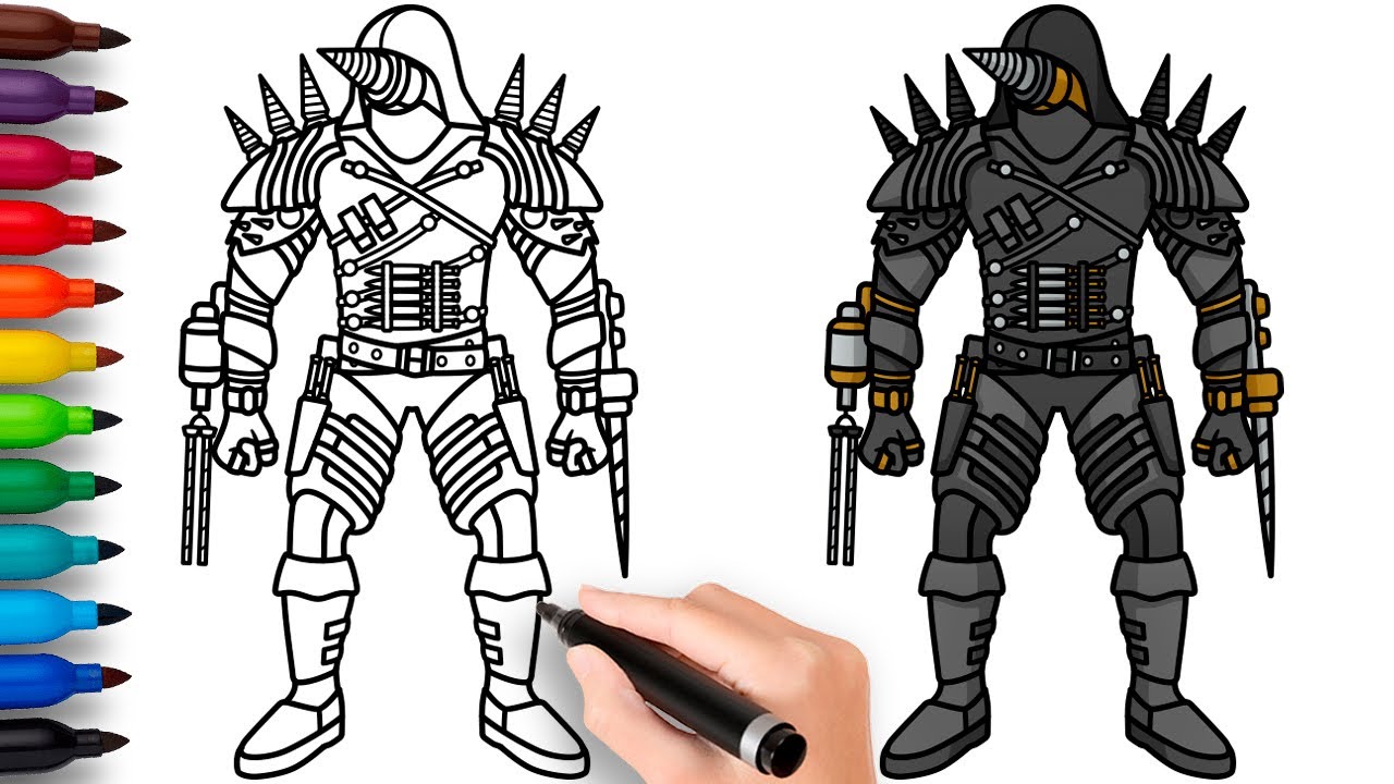 COMO DIBUJAR a ASSASIN DRILLMAN | Skibidi Toilet Multiverse - fácil y ...
