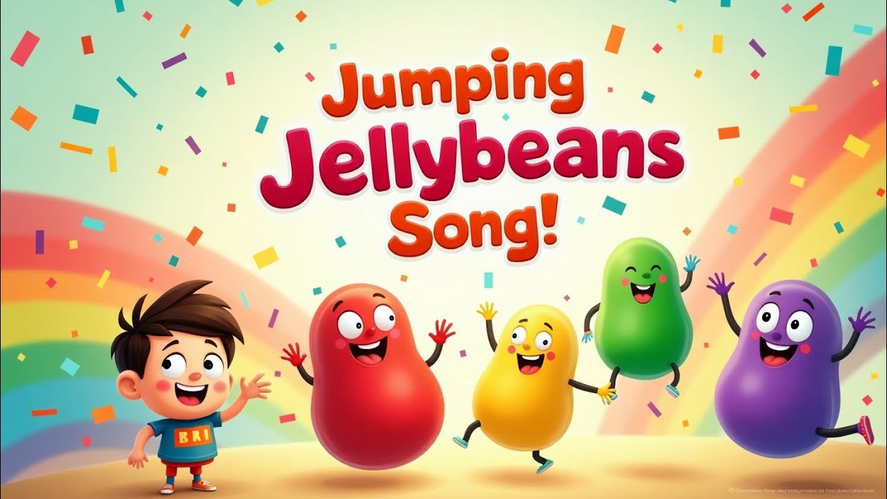 Jumping Jellybeans Song| Nursery Rhyme in Cocomelon Style| #Kids ...