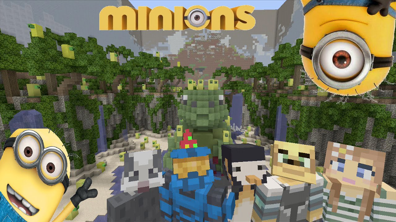 Minecraft XBOX - Hide and Seek - The Minions Movie! - YouTube