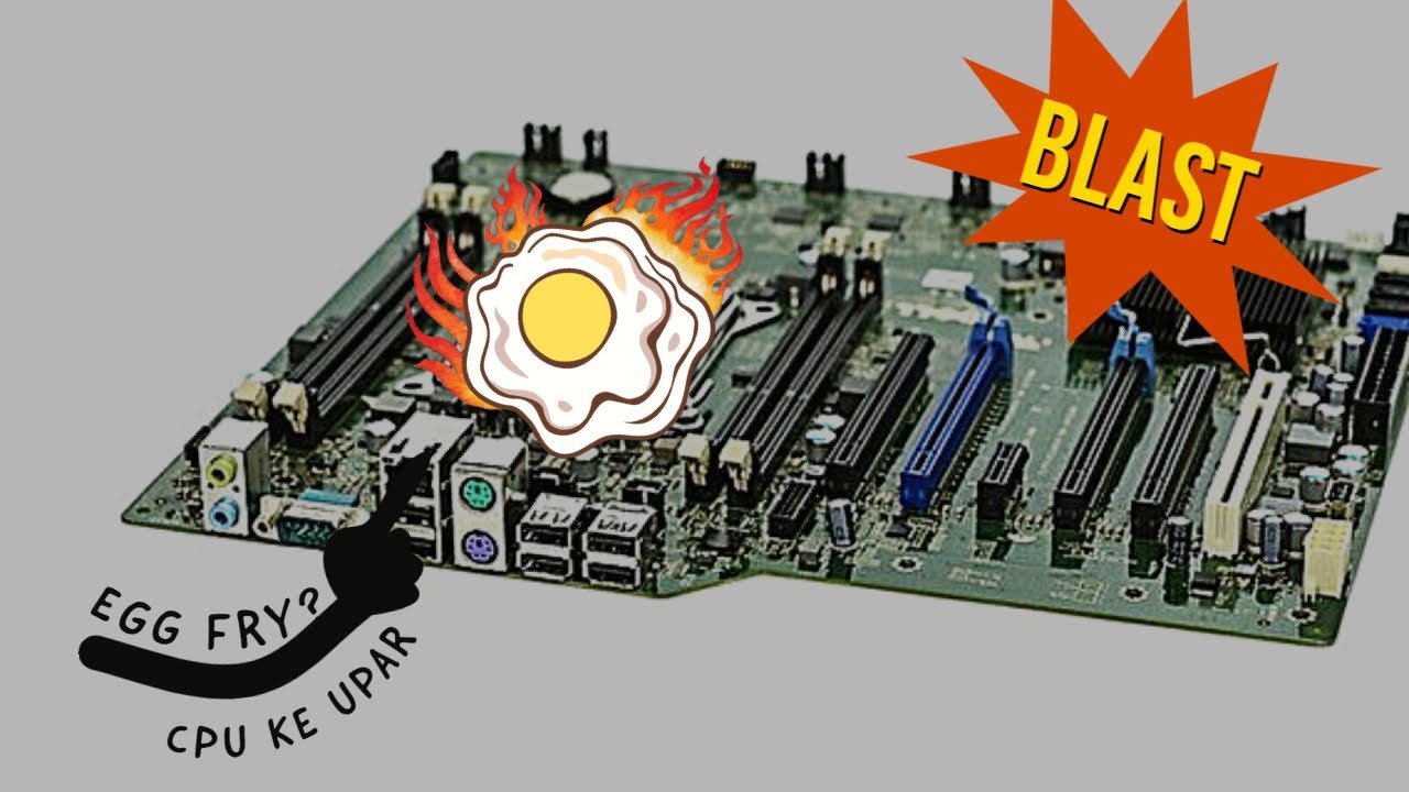 Egg Fry On CPU😮 | DARE WITH GEAR!! - YouTube