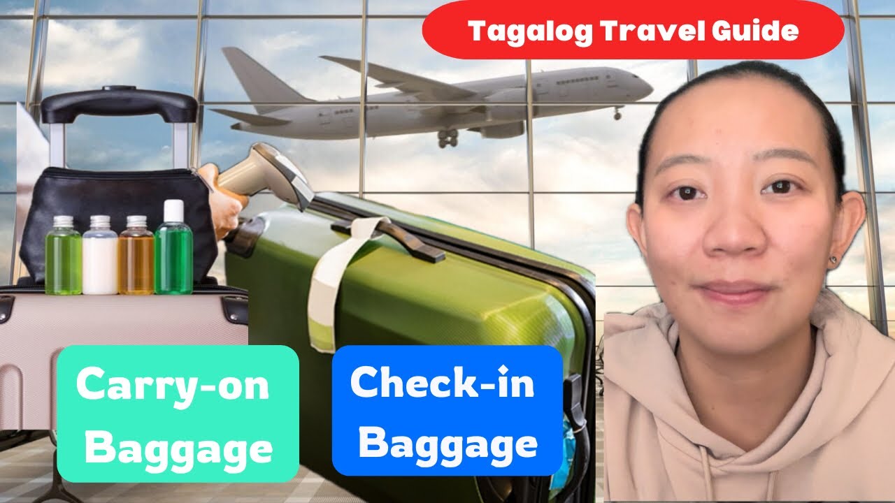 Check-in Bag vs. Carry-on Bag| Tagalog Travel Guide| Ano ang check-in ...