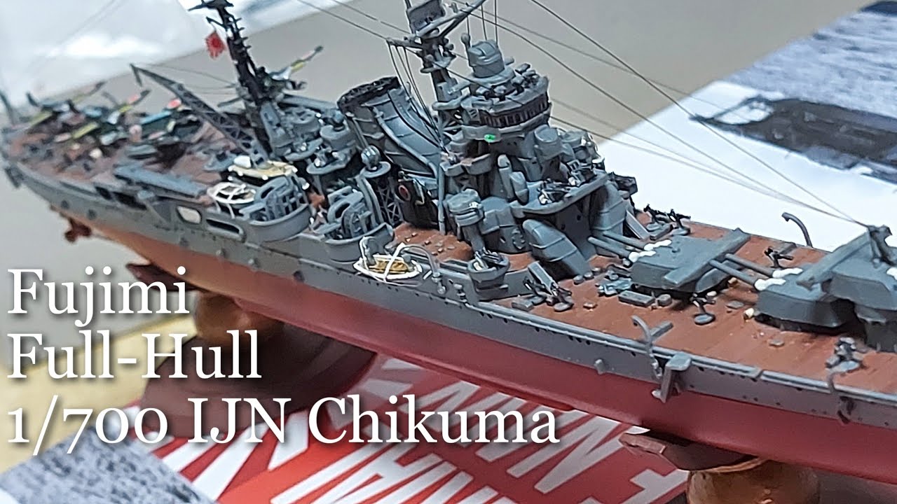 Japanese Heavy Cruiser Chikuma Tamiya 78027 NET-MAQUETTES, 54% OFF