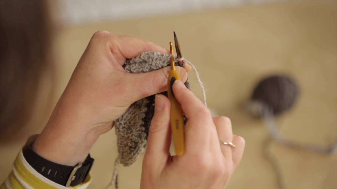 Hexa Hap part 2: Picking Up Stitches - YouTube