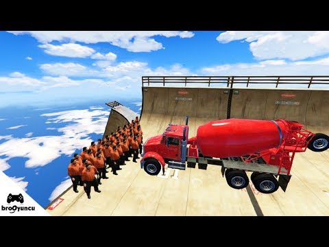 RECEP İVEDİKLERİ ARABAYLA RAMPADAN ATMAK - GTA 5