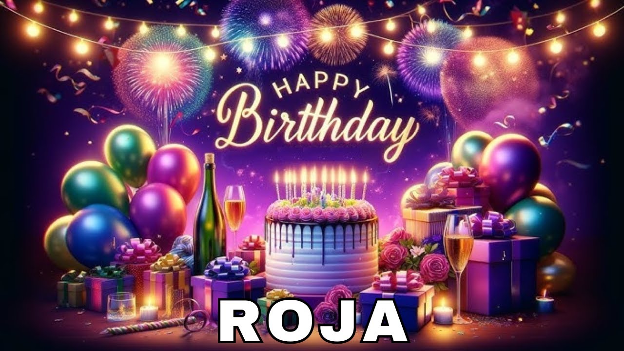 Happy Birthday Roja, Birthday Wishes, Birthday Song, hbd - YouTube