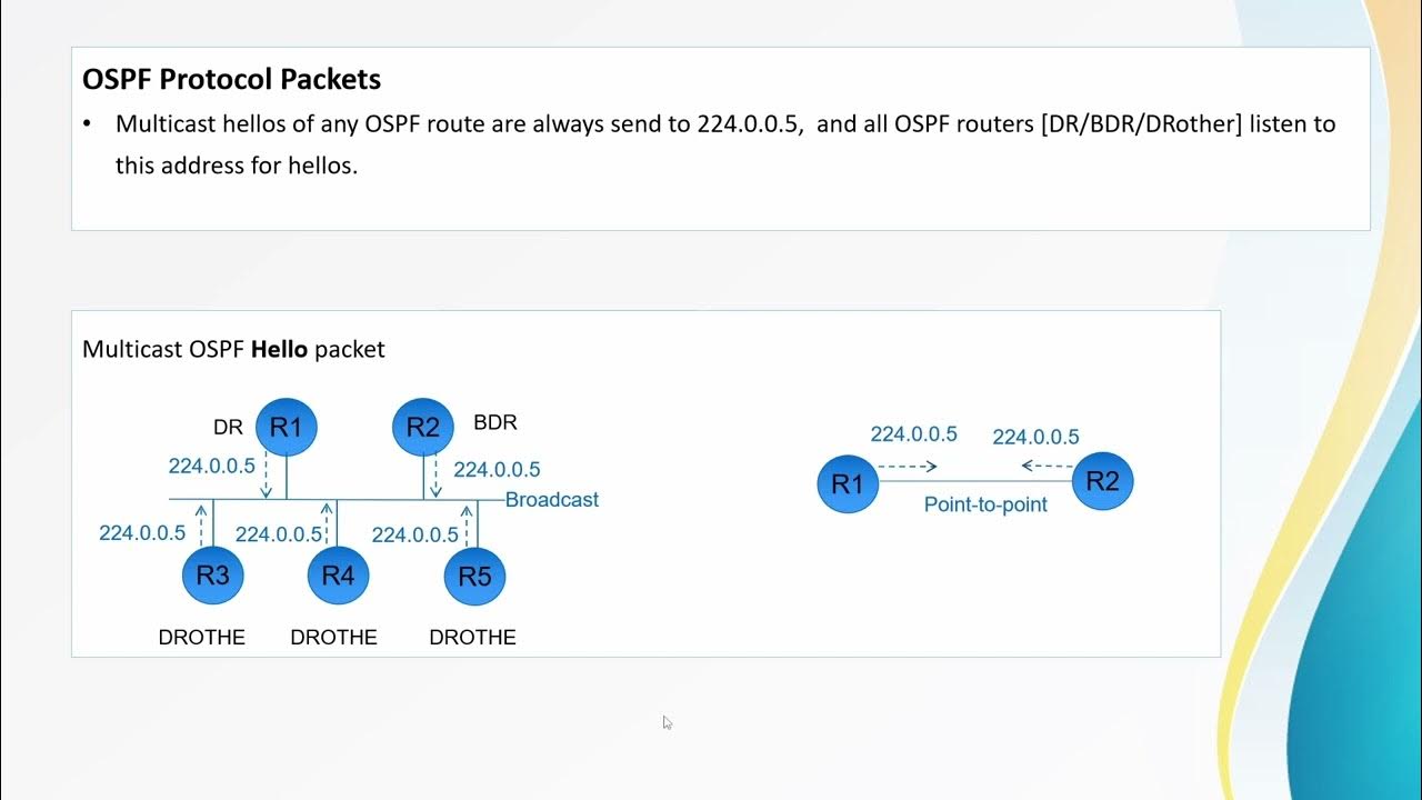 OSPF protocol packets deep dive - YouTube