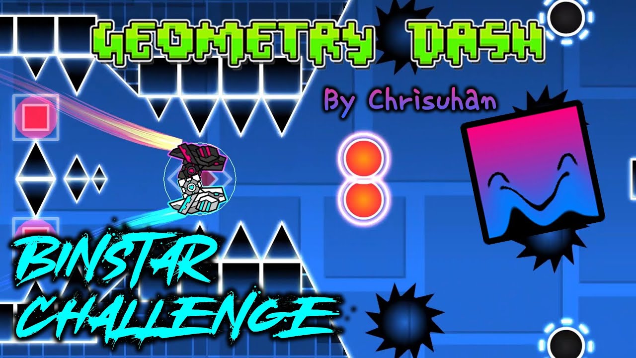 [Geometry Dash] BinStar Challenge by Chrisuhan (@Chrisuhan) - YouTube