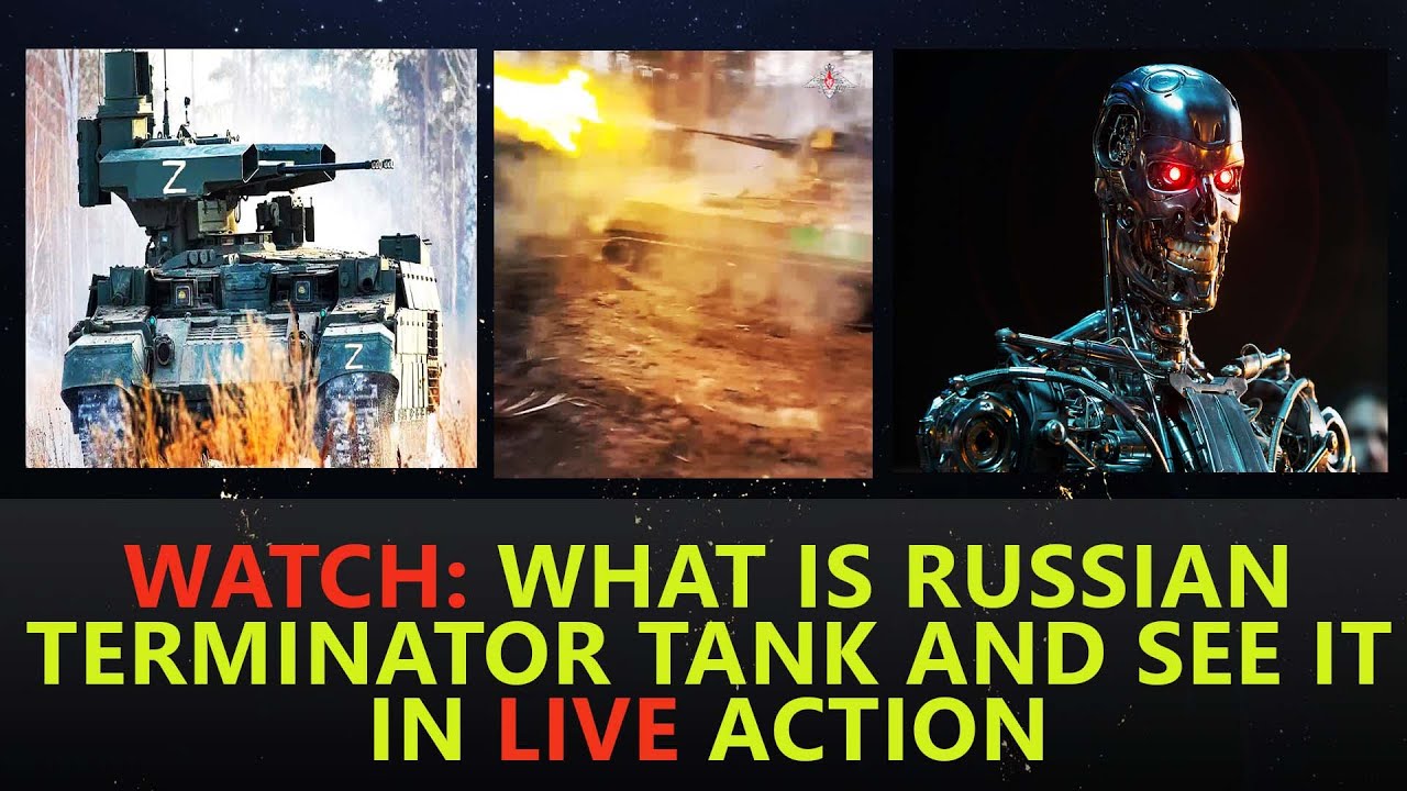 Exclusive: Drone Footage Of The Russian Terminator Tank | Action In ...