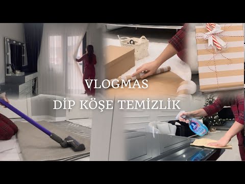 VLOGMAS #3 | SÜRPRİİZZ 🎉 HEDİYE KUTUSU PAKETLEME 🎁 | DİP KÖŞE TEMİZLİK