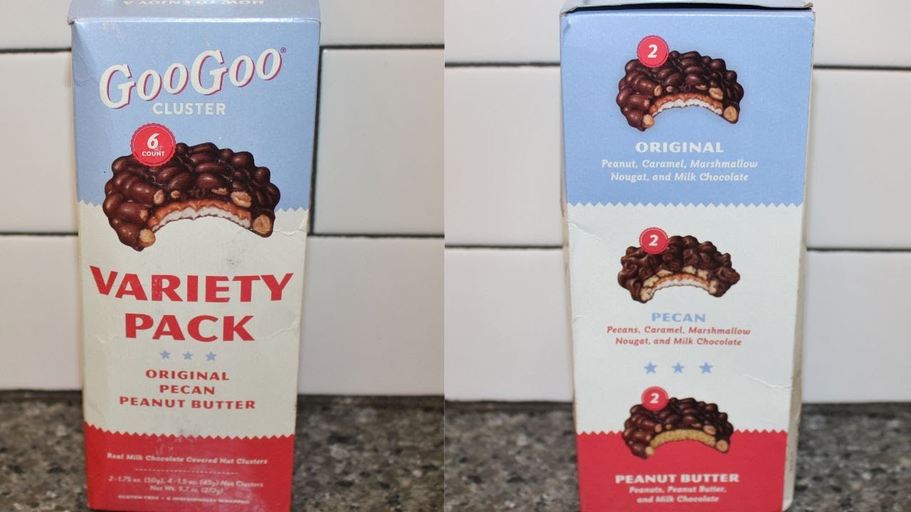 Goo Goo Cluster Variety Pack: Original, Peanut Butter & Pecan Review ...