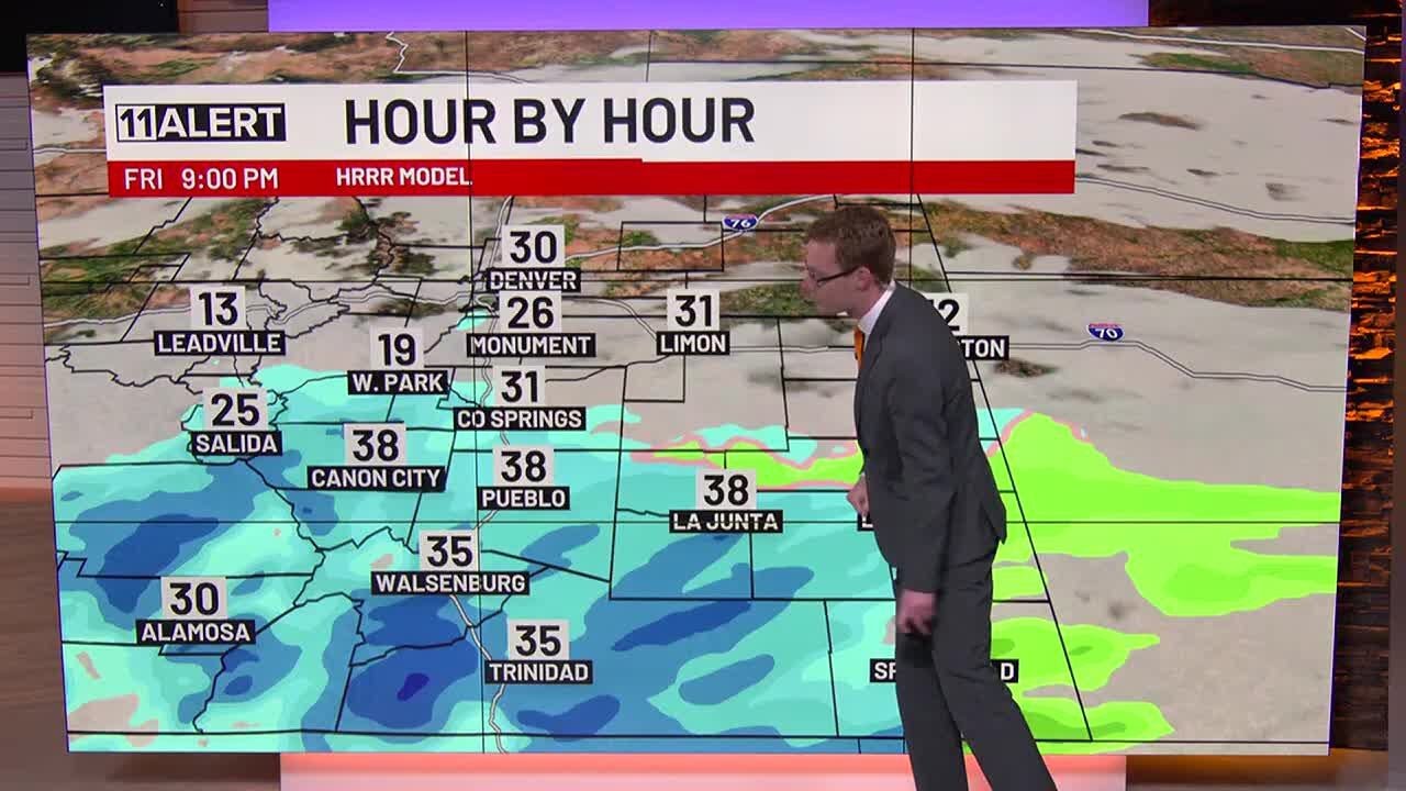 Snow returns on a chilly Friday ahead - YouTube