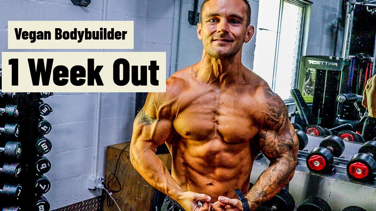 Vegan Bodybuilder | 1 Week out | Full day of eating | 1670 calories ...
