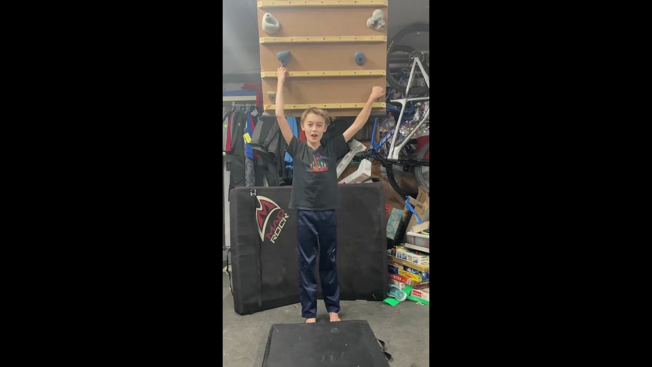 Garage Ninja Ep 6 Campus Board and Bungee Balls - YouTube