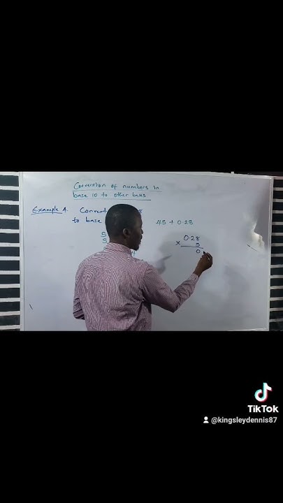 converting decimal numbers to different bases - YouTube