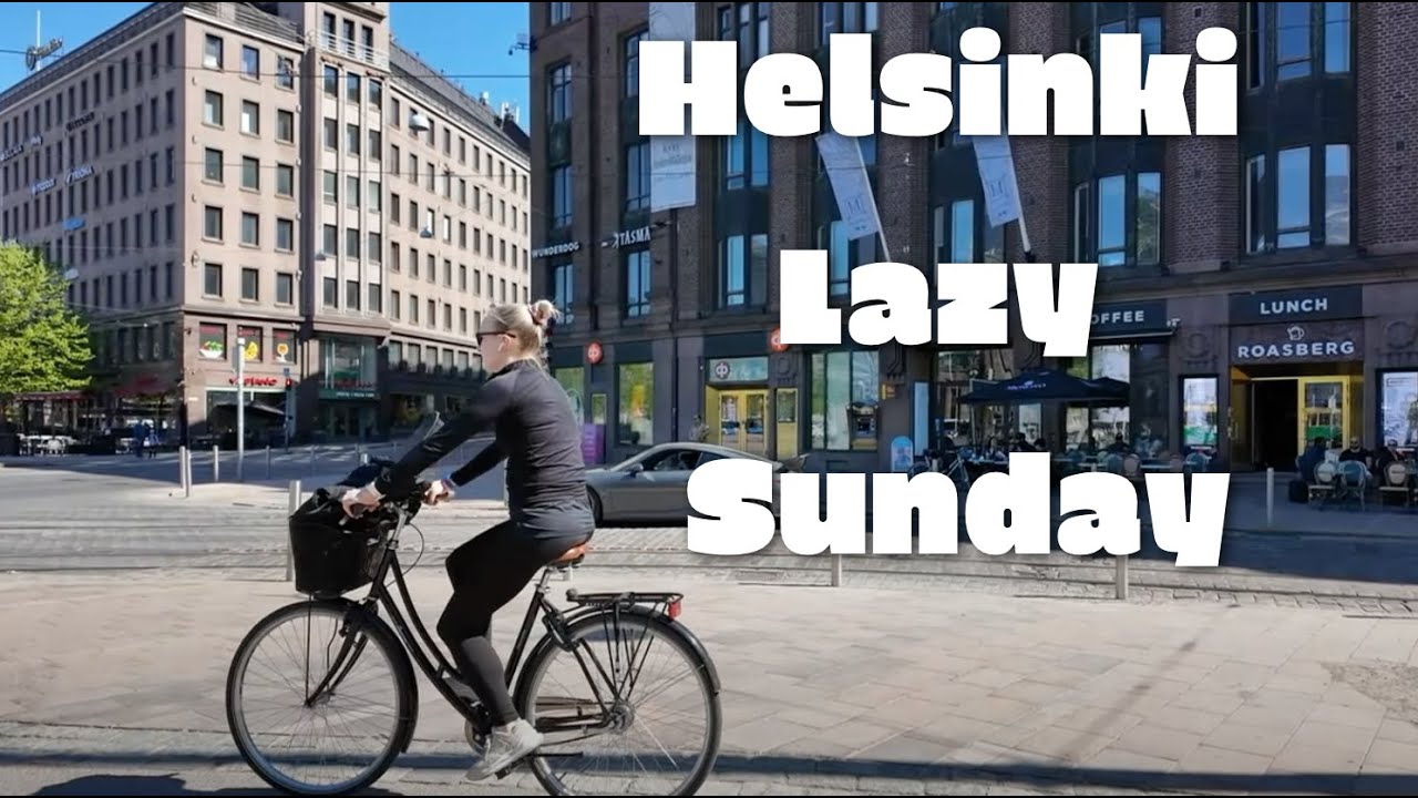 Lazy Sunday Stroll in Helsinki: A Relaxing City Walk - YouTube