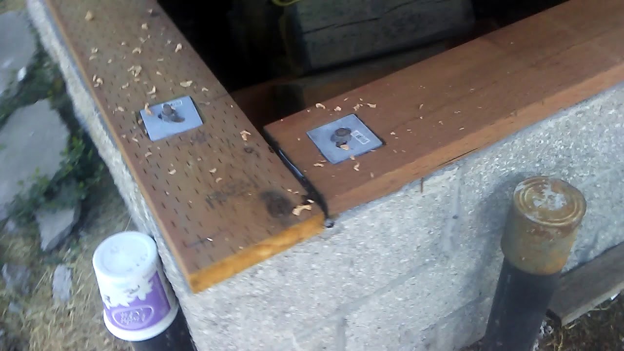 foundation tie downs - YouTube