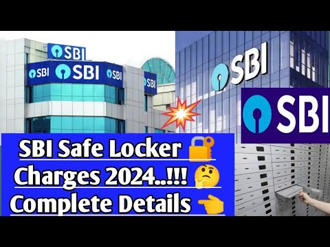 SBI Safe లాకర్ల సర్వీస్ ఛార్జీలు..! SBI Safe Locker 🔐 Charges 2024..!🤔 ...