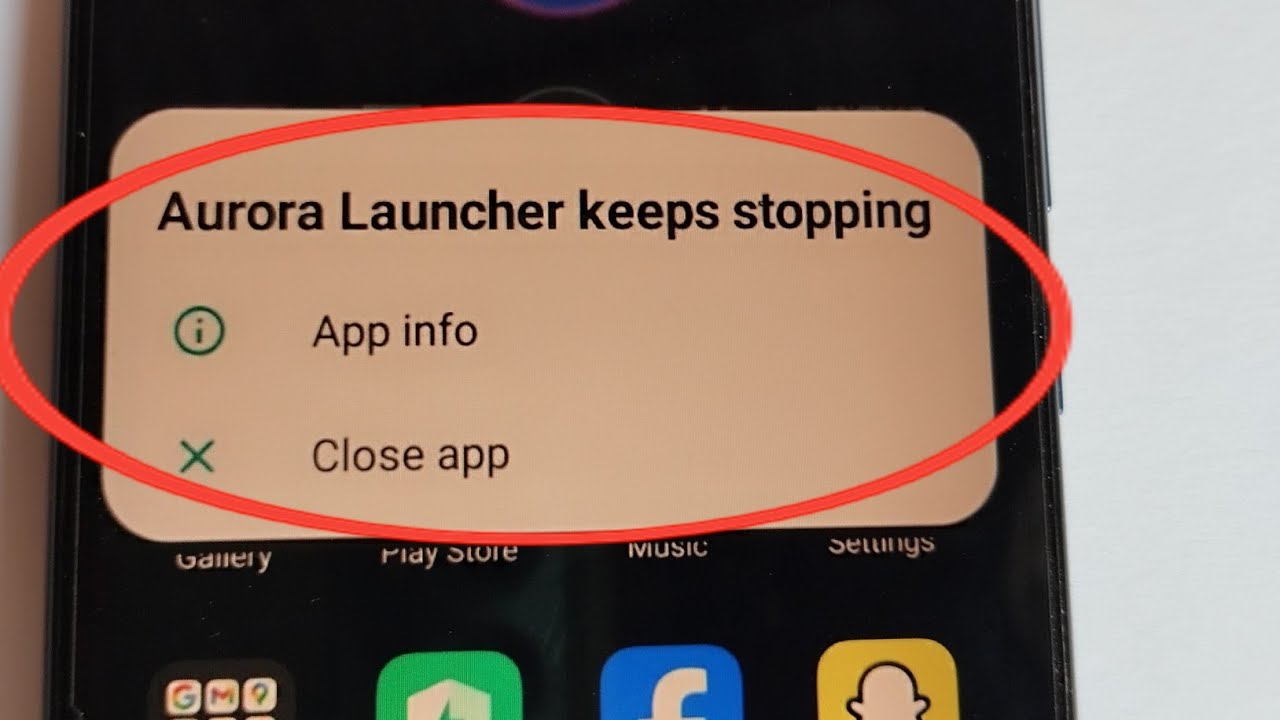 Aurora Launcher Keeps Stopping Problem Solve In Walton Phone | - YouTube