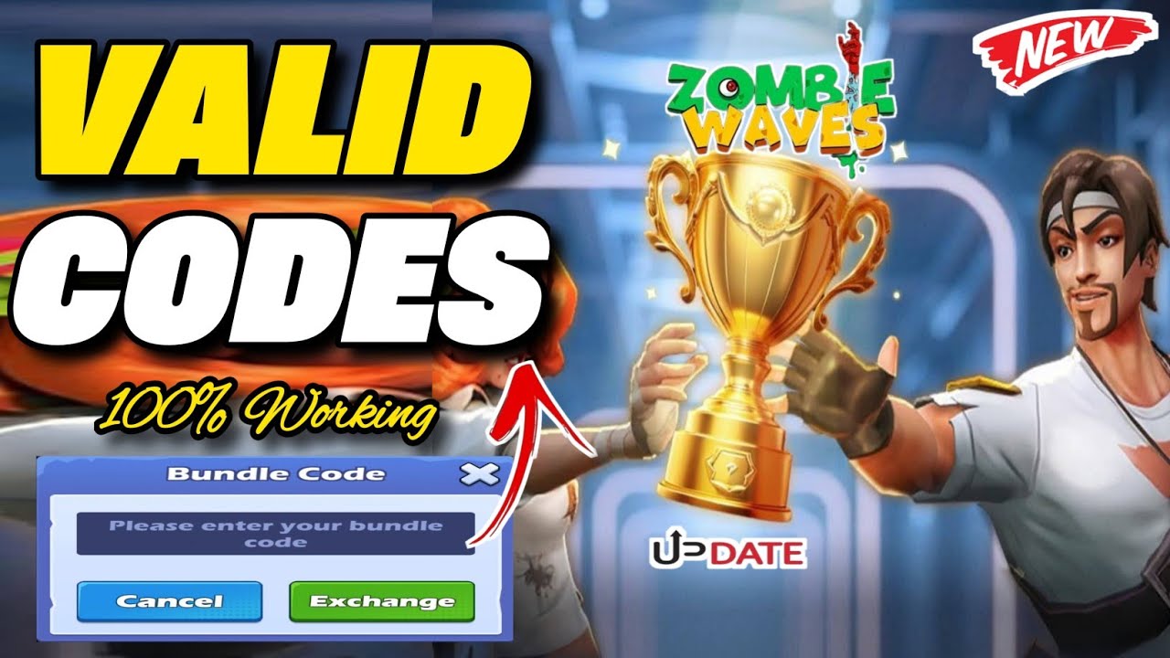 ZOMBIE WAVES ACTIVE GIFT CODES | ZOMBIE WAVES BUNDLE CODES | REDEEM CODES ZOMBIE WAVES 2025 ...
