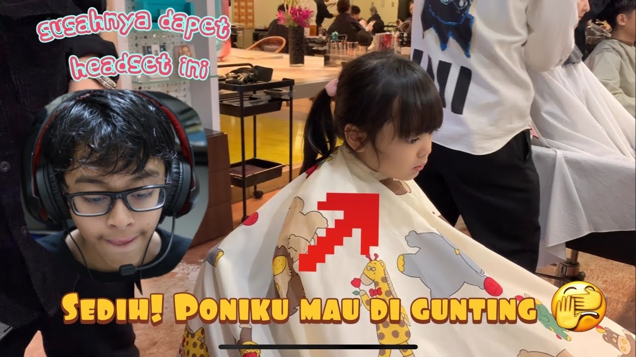 #VLOG 85 GUNTING PONI DI SALON JEPANG?! GAK NATAL TAPI KOK BELI HADIAH ...