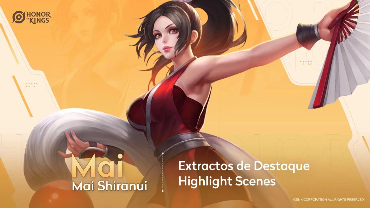 Mai Shiranui | Destaque de Honor of Kings - YouTube
