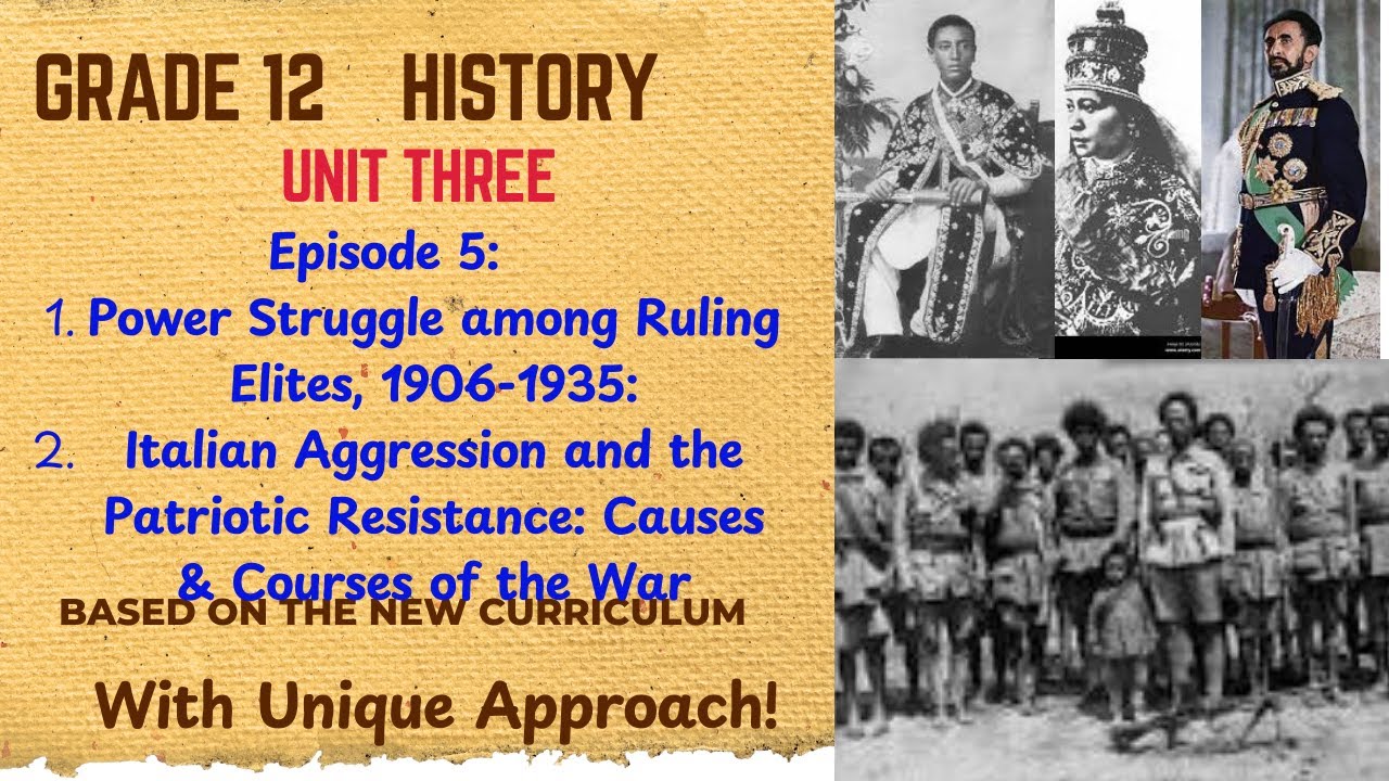 Grade 12 History Unit 3 Episode 5 Based on the New Curriculum - YouTube