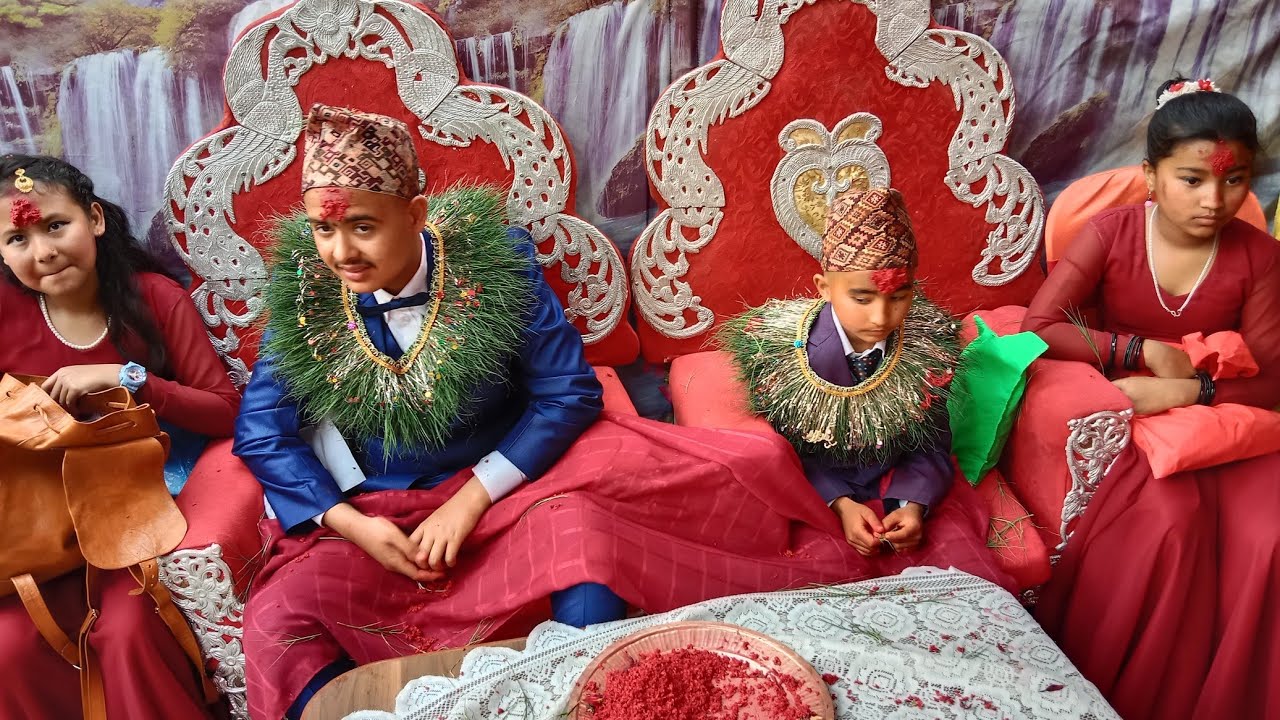 Bratabandha Ceremony of Saujan Bhandari and Rythm Bhandari || 2079/11 ...