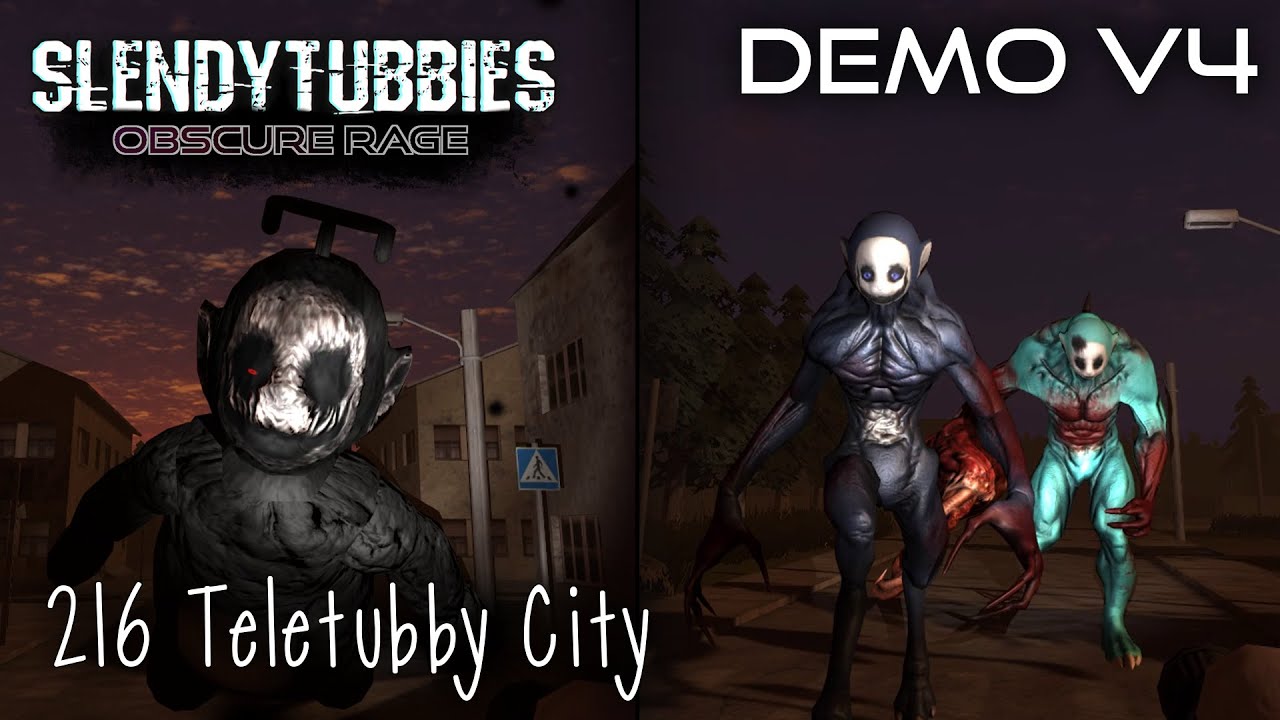 Slendytubbies: Obscured Rage Demo V4 - Teletubby City |216| - YouTube
