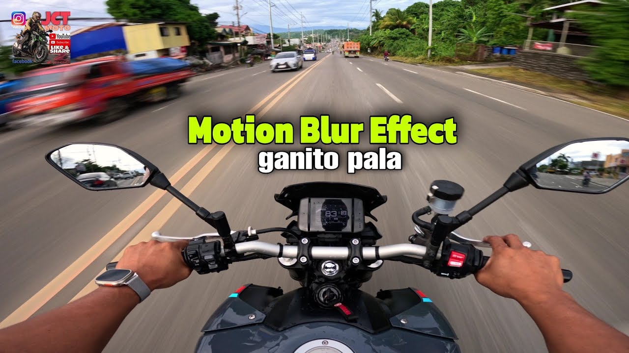 Gopro Motovlog Cinematic Setting 24fps/48 shutter speed setting with ND ...