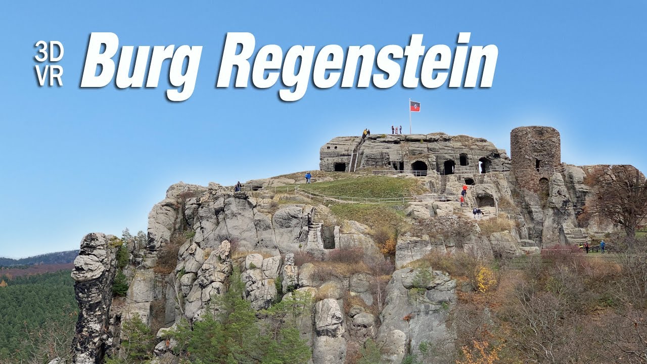 Burg Regenstein Harz (3D 180 VR) - YouTube
