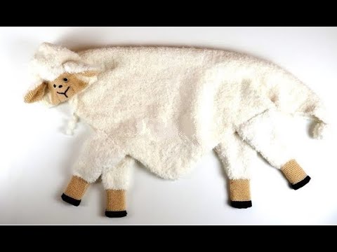 Kundak Olabilen Kuzu Battaniye - başlangıç 1