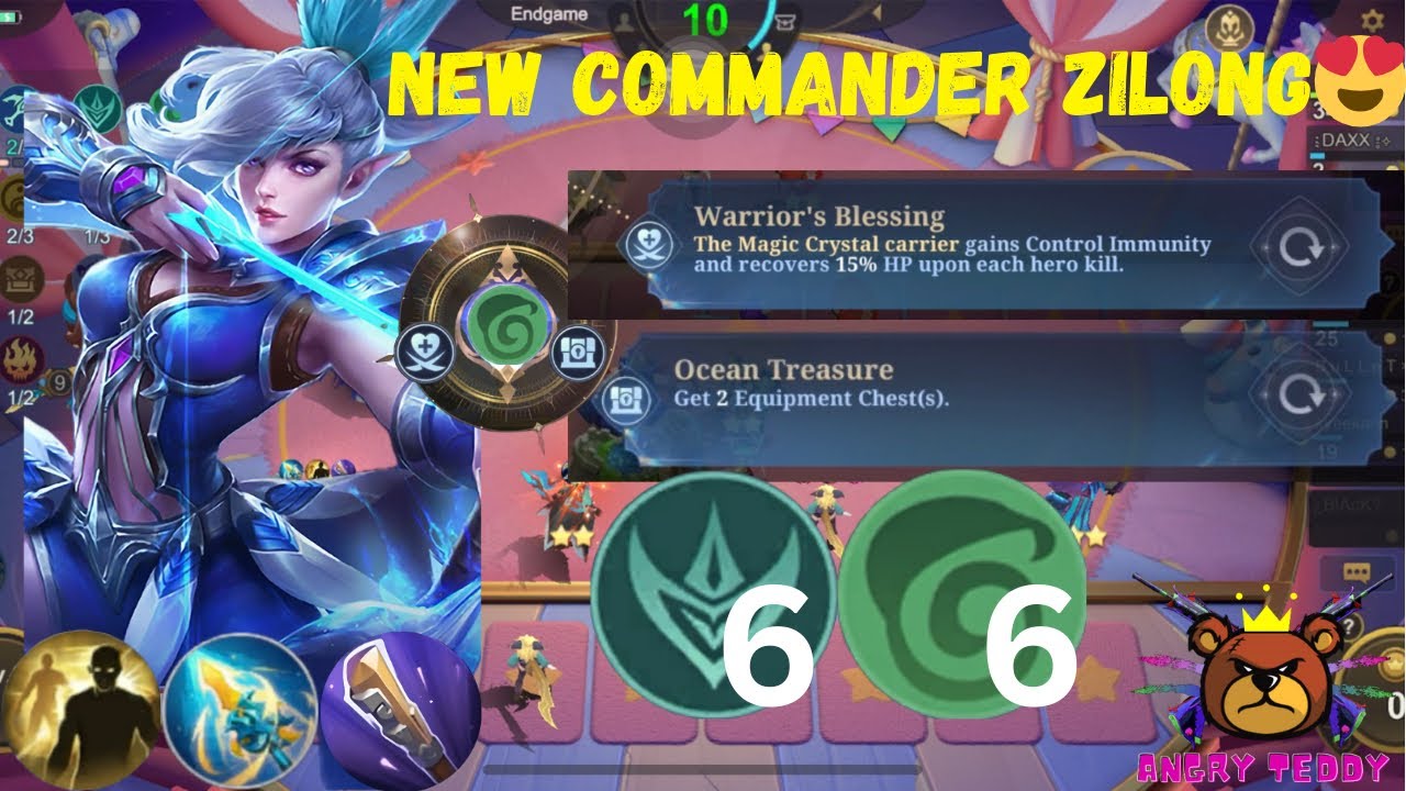 MLBB MAGIC CHESS!!! New Commander Zilong 😍😍😍 6 Nature Spirit + 6 Guardian 😱😱 - YouTube