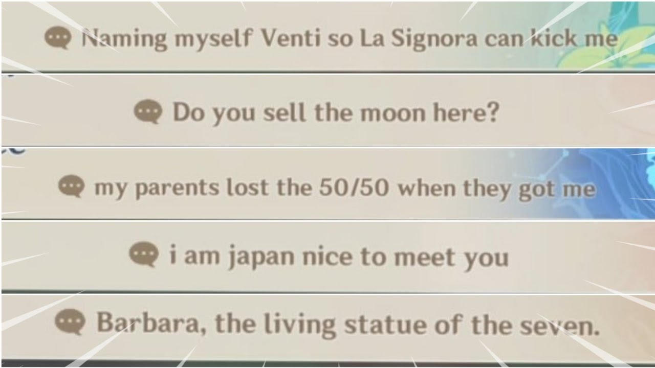 epic & hilarious signatures #3 || genshin impact. - YouTube