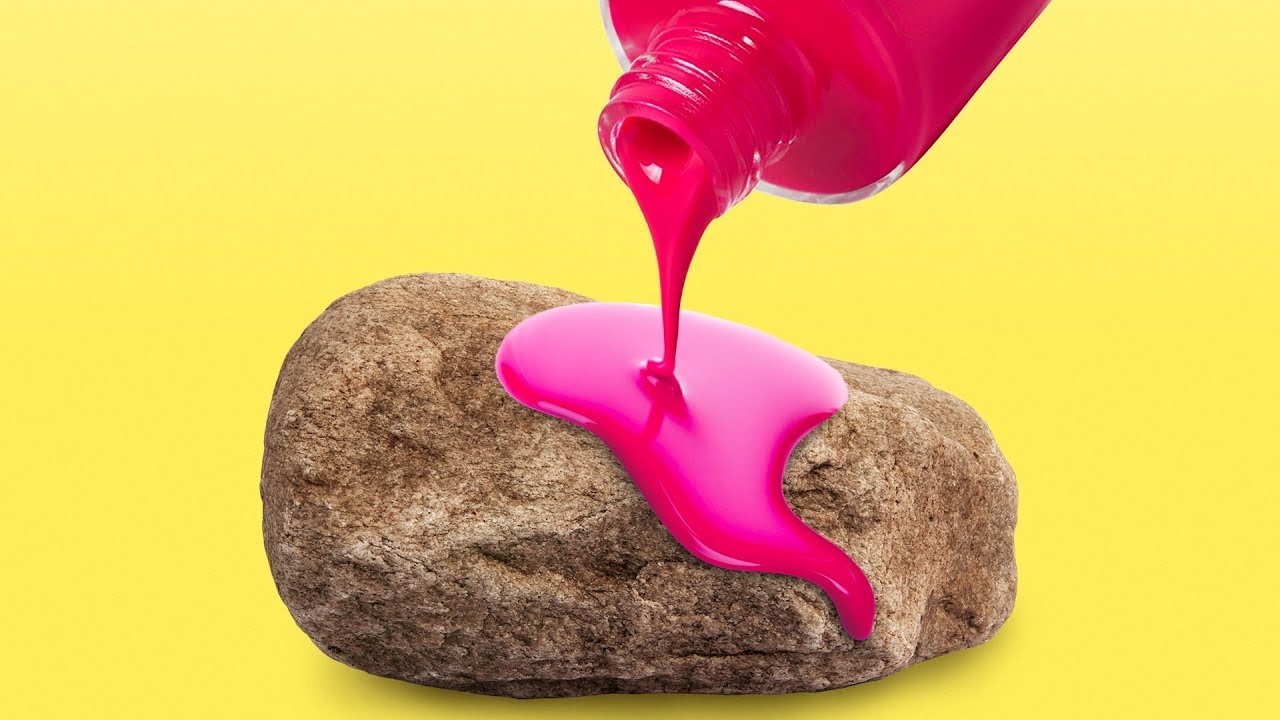 20 UNIQUE CRAFTING STONE IDEAS AND HACKS - YouTube