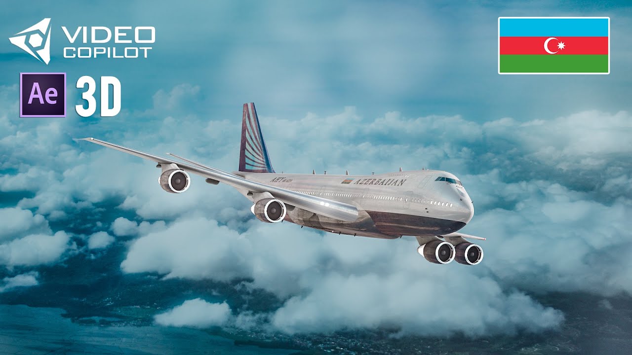 3D Airplane | Adobe After Effects | AZAL - YouTube
