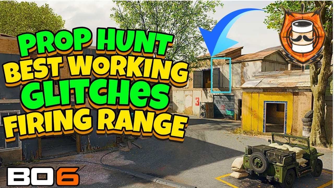 BO6 best prop hunt spots on firing range! - YouTube