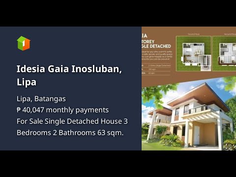 Idesia Gaia Inosluban, Lipa - YouTube