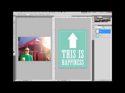 Recoloring Digital Journal Cards to Match a Photo - YouTube