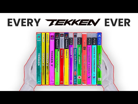 Unboxing Every Tekken Game Ever (1994-2023)