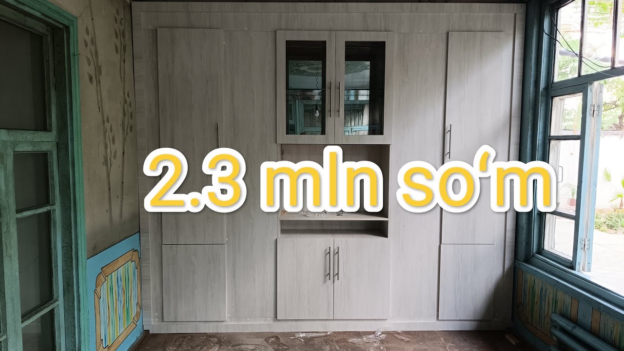 2 mln 300 ming soʻmga arzon devor mebel. - YouTube