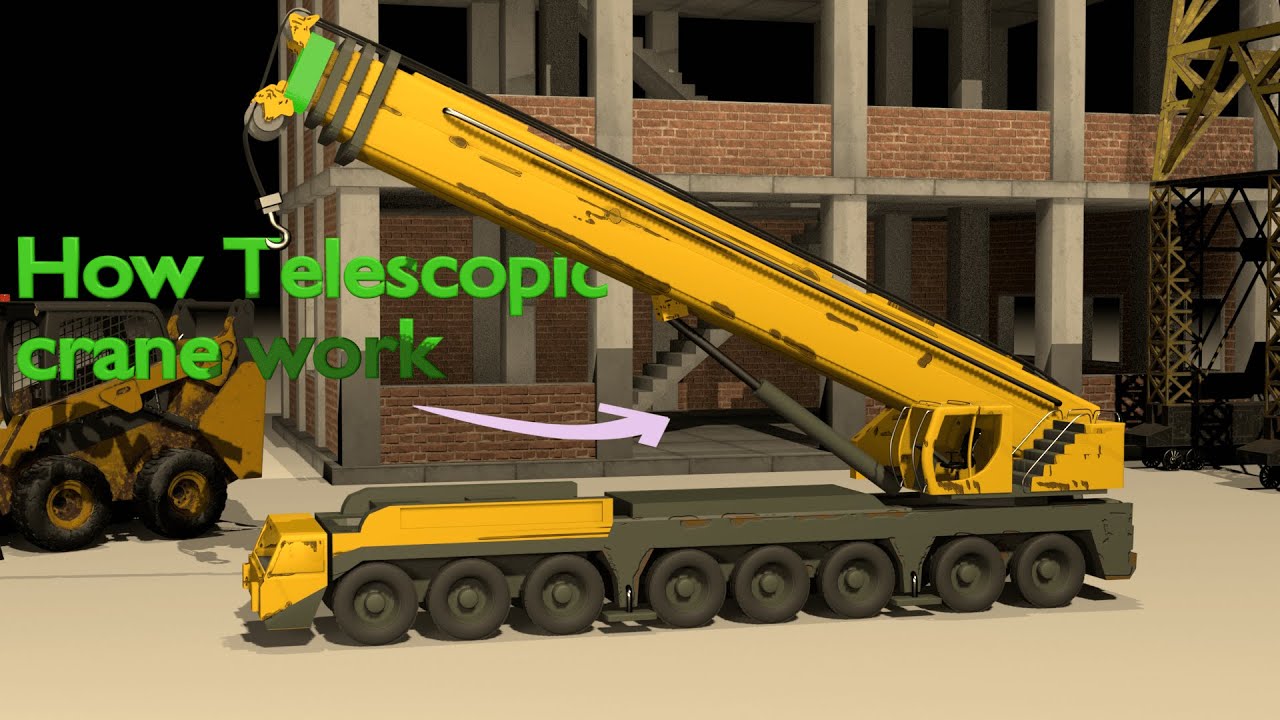 "How Telescopic Cranes Work? | 3D Animation Explained" - YouTube