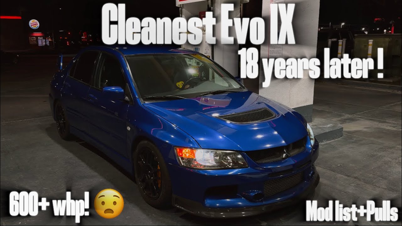 Cleanest Evo 9 18 Years Later! Mod List+POV Driving - YouTube