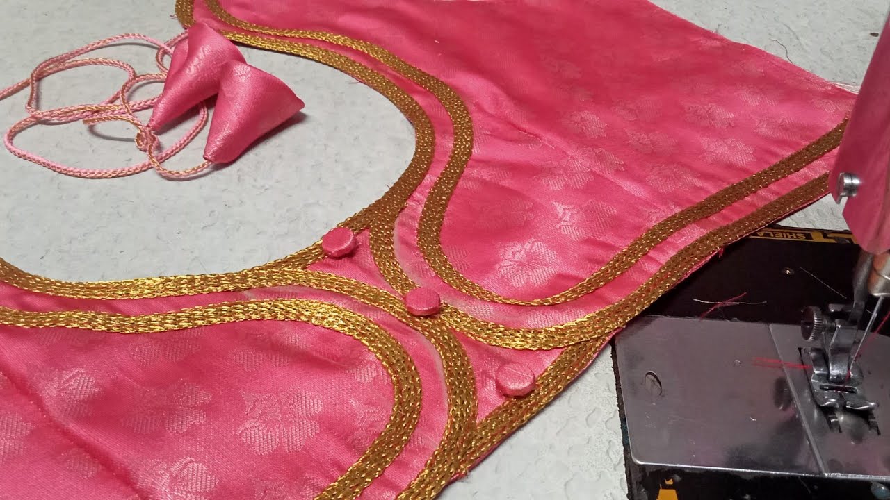 Lace Work Blouse Design | Lace Work Design | Cutting And Stitching ...