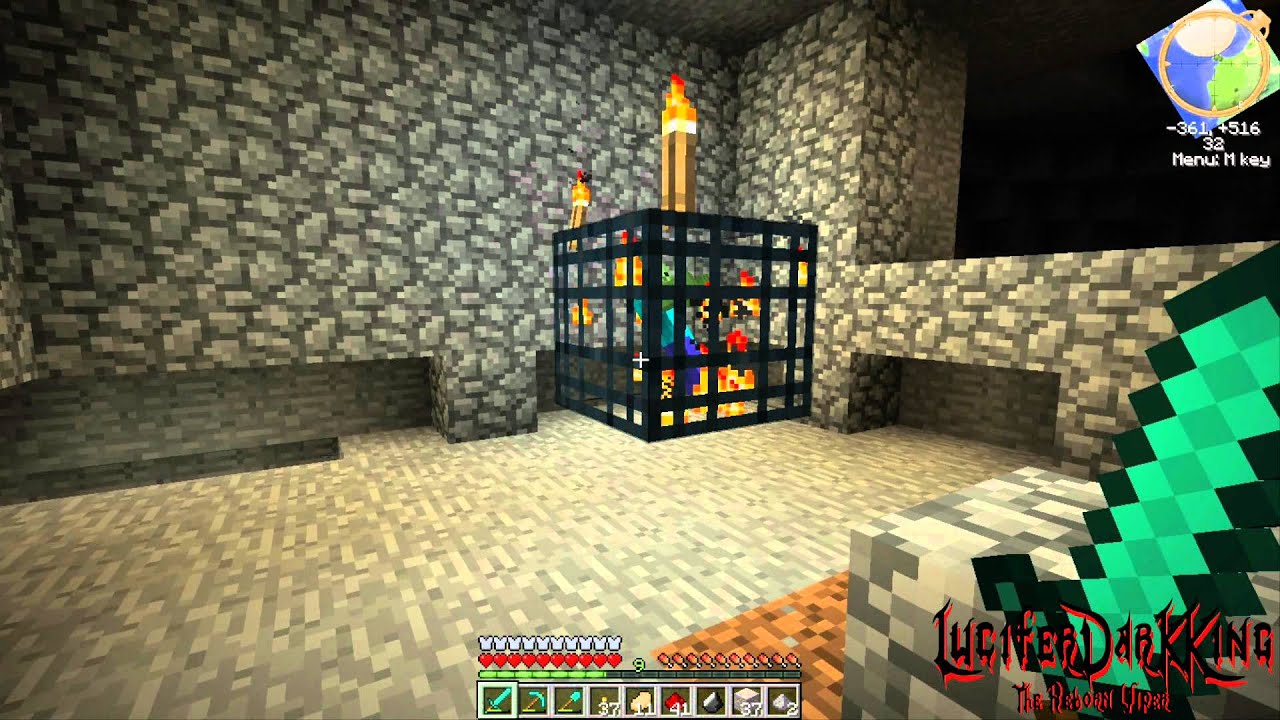 Minecraft: Let's Play - Cave Exploring - The Search for Redstone - YouTube